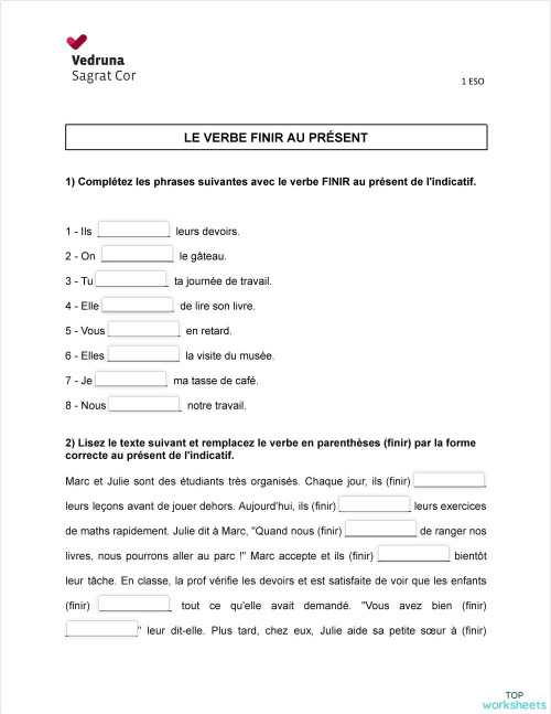 Langue française : fiches interactives et exercices en ligne ...