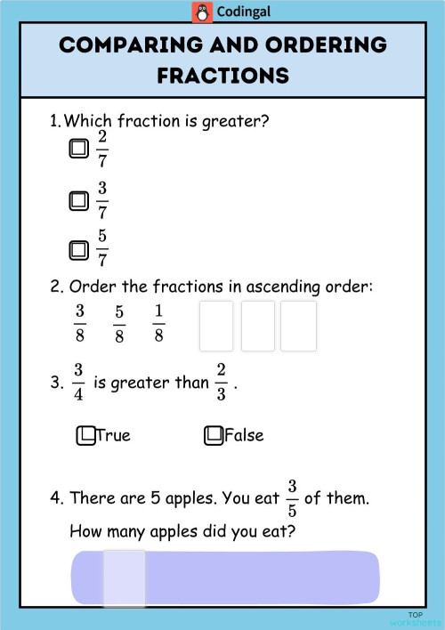 M_G04M08L24_WA03_Comparing_and_Ordering_Fractions_8. Interactive ...