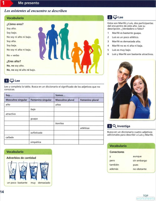 1. Me presento 14 Spanish Ab Initio for the IB diploma. Ficha ...