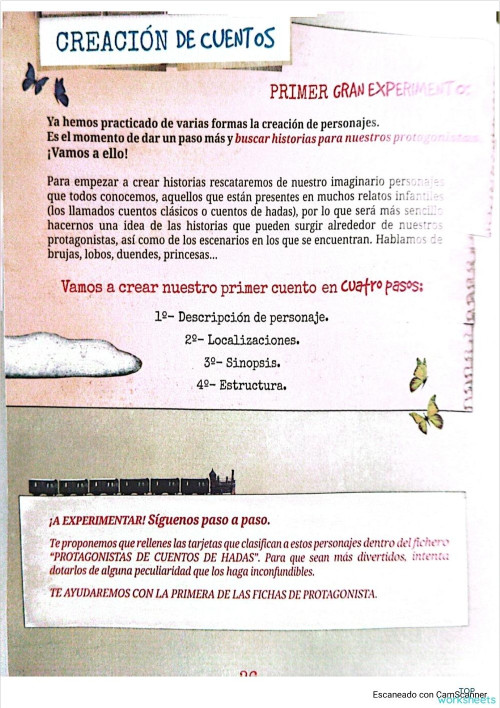 Escritura creativa: fichas interactivas y ejercicios online | TopWorksheets