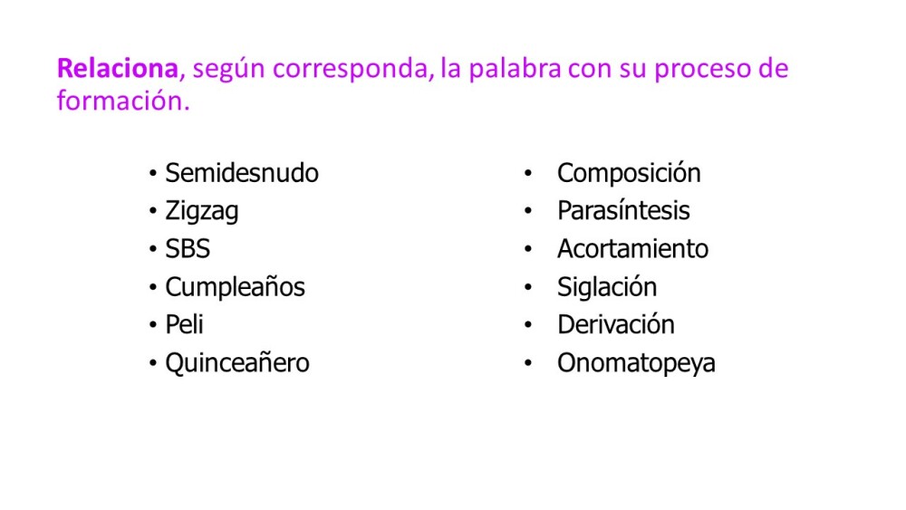 Formación de palabras 1. Ficha interactiva | TopWorksheets