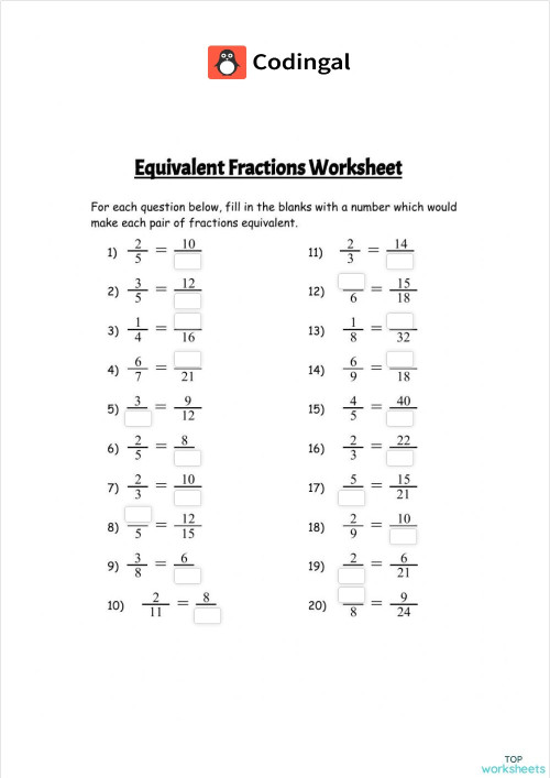 Math: interactive worksheets and online exercises | TopWorksheets