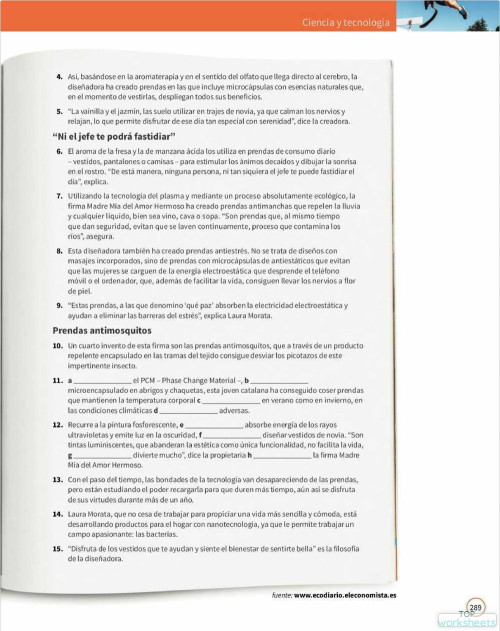 8. Ingenio humano 289. Ficha interactiva | TopWorksheets