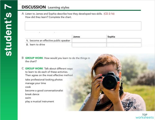 IC308 student's 07. Interactive worksheet | TopWorksheets