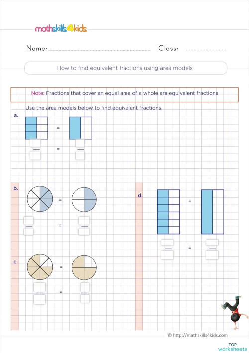 equivalent fraction. Interactive worksheet | TopWorksheets