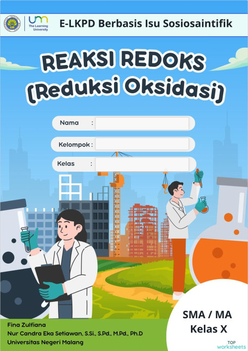 LKPD REAKSI REDOKS 3. Lembar kerja interaktif | TopWorksheets