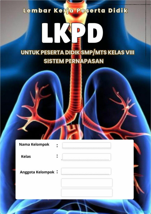E-LKPD Sistem Pernapasan. Interactive worksheet | TopWorksheets