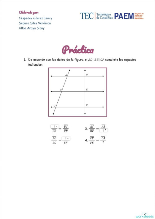 Medida y clasificación de ángulos. Ficha interactiva | TopWorksheets