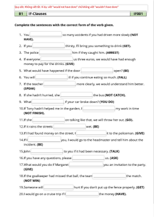 Conditionals IF 1. Interactive worksheet | TopWorksheets