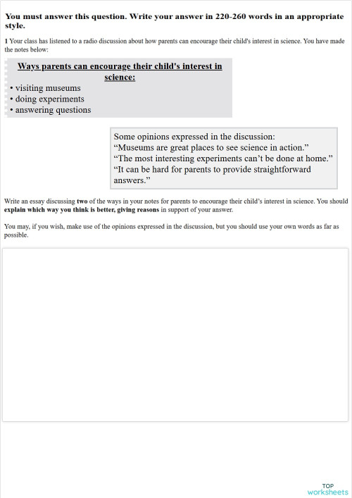 Test 2 CAE Practice Tests PAPER 2 - WRITING PART 1 /PART 2. Interactive ...