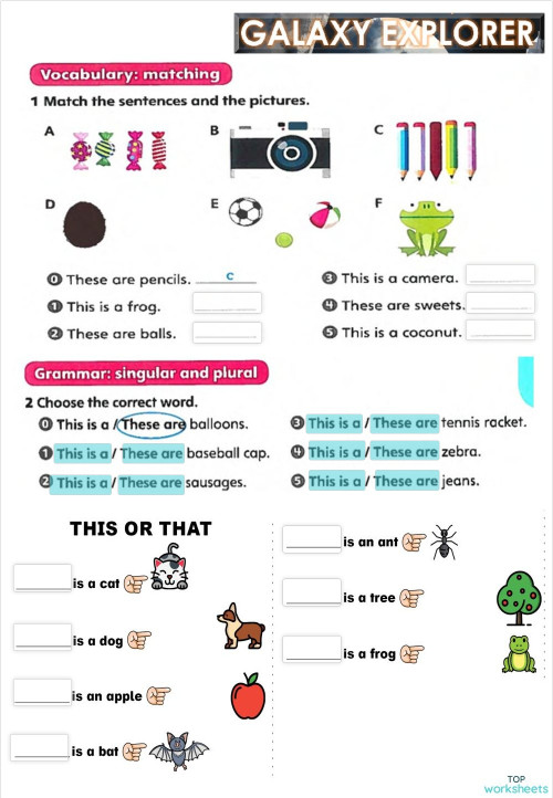 Starters Mini Trainer P10. Interactive worksheet | TopWorksheets