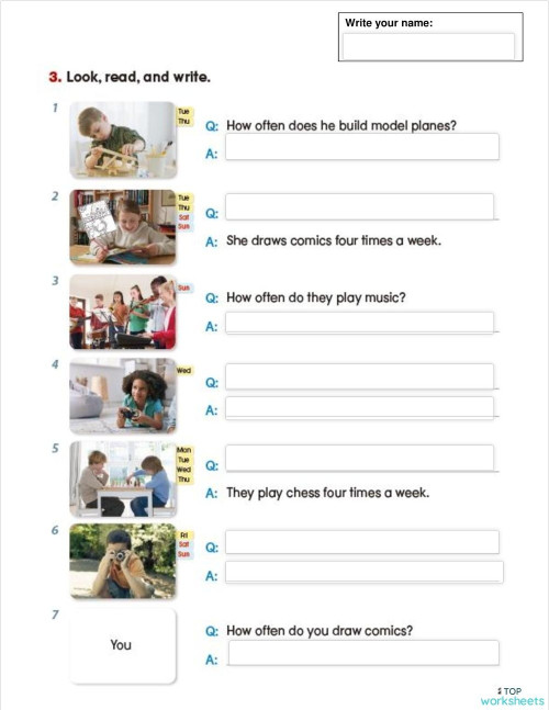 present continuous questions. Interactive worksheet | TopWorksheets
