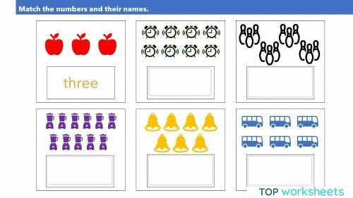 L6 - A2 - Numbers, Writing. Interactive worksheet | TopWorksheets