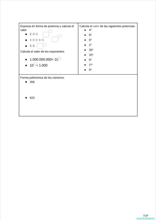 Cálculo mental: tablas de multiplicar salteadas. Ficha interactiva ...