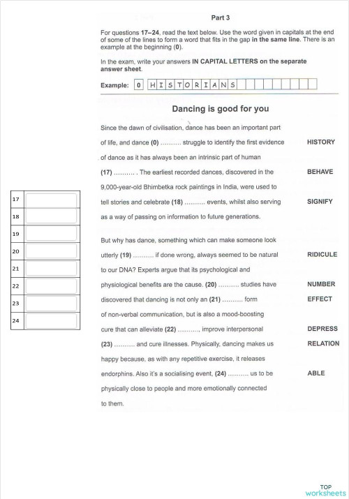 Advanced C1 Part 3 T 5-7. Interactive worksheet | TopWorksheets