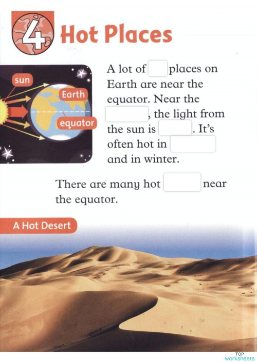 Dec 24_Earth_Chap 4. Interactive worksheet | TopWorksheets