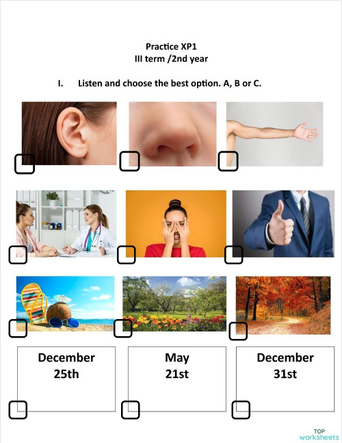 Practice XP1 lesson 1-2. Ficha interactiva | TopWorksheets