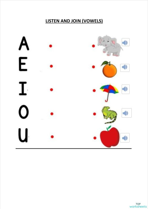 vowels: interactive worksheets and online exercises | TopWorksheets