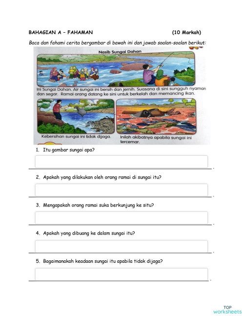 STA 1 BAHASA MELAYU TAHUN 2. Interactive worksheet | TopWorksheets