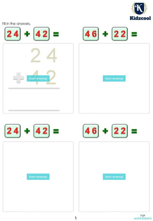 Math: interactive worksheets and online exercises | TopWorksheets