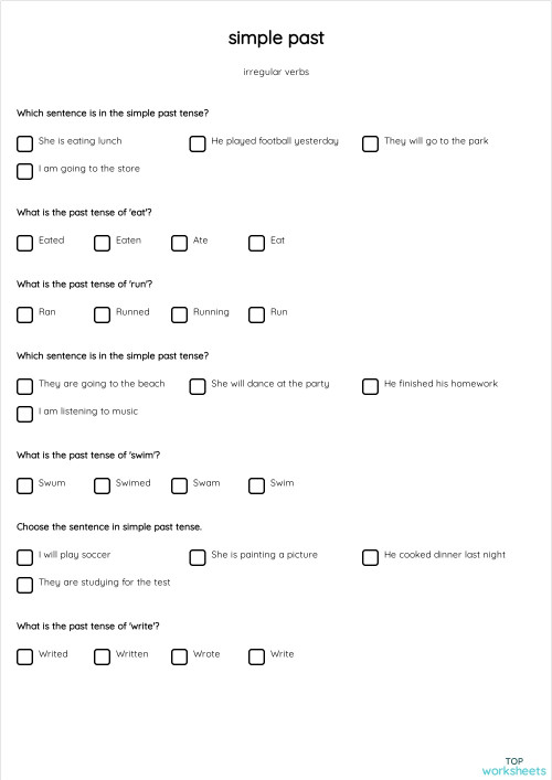 Like/Want/Need/Have + To + Verb. Interactive worksheet | TopWorksheets