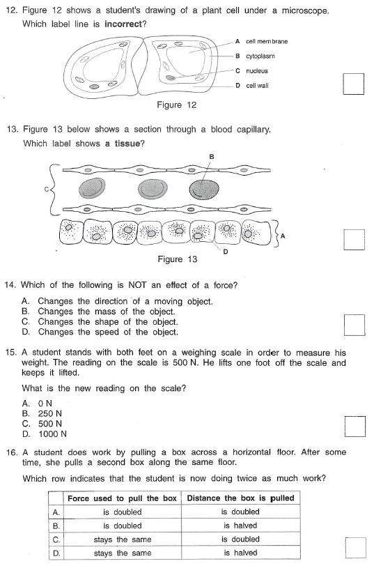 SPE Science 2020 (Section A) - Part 1. Interactive worksheet ...