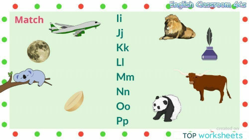 Alphabet for Grade 2. Interactive worksheet | TopWorksheets