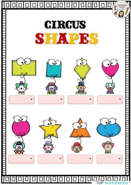 Shapes reading. Interactive worksheet | TopWorksheets