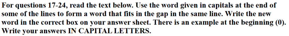Test 4 CAE Practice Tests PAPER 1 - READING AND USE OF ENGLISH PART 3 ...
