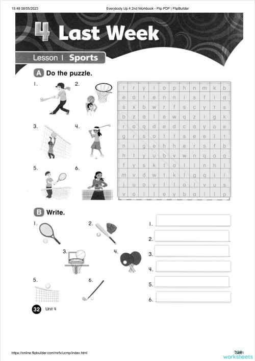 ACTIVITY BOOK UNIT 4. Interactive worksheet | TopWorksheets
