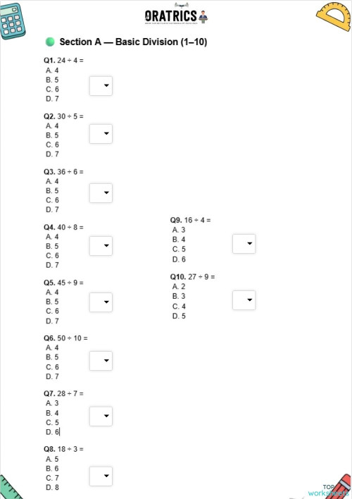 Grade 3 35 1. Interactive worksheet | TopWorksheets