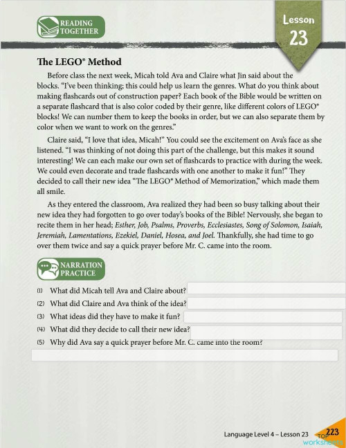 Reading comprehension: interactive worksheets and online exercises ...