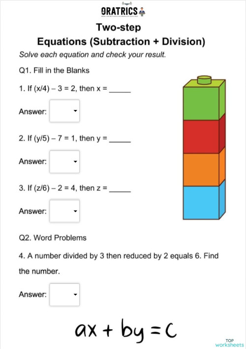 Squares and Cubes 109. Interactive worksheet | TopWorksheets