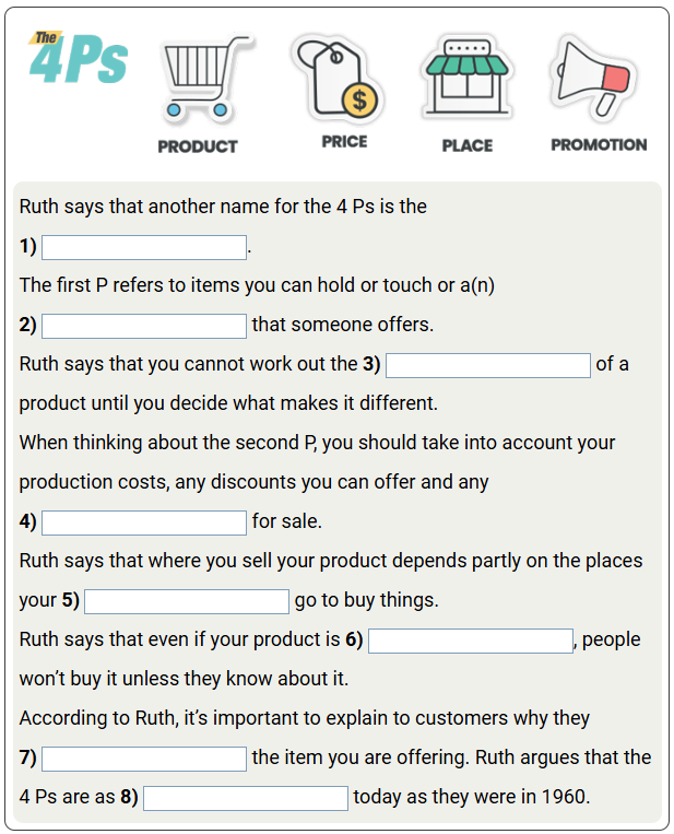 4 MINDS B1+ STUDENT'S BOOK Module 3 (3f) Listening Skills GAP FILL ...