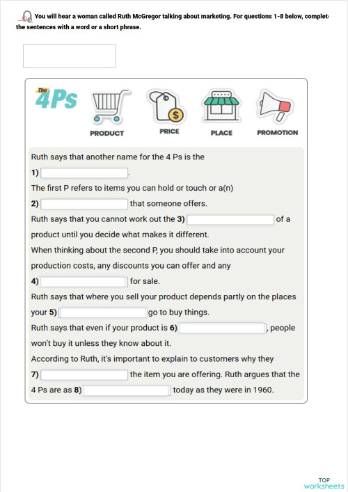 4 MINDS B1+ STUDENT'S BOOK Module 3 (3f) Listening Skills GAP FILL ...