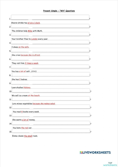 Grammar: interactive worksheets and online exercises | TopWorksheets