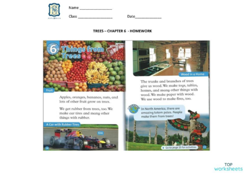 Reading_Trees_Homework_Dec 3. Interactive worksheet | TopWorksheets