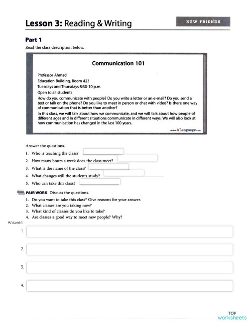 SN_Lesson 3_HW_2. Interactive worksheet | TopWorksheets