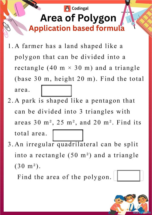 M_G07M15L54_WE01_Area of Polygons. Interactive worksheet | TopWorksheets