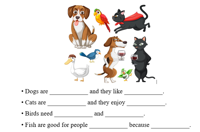 LESSON WRITING PETS. Interactive worksheet | TopWorksheets