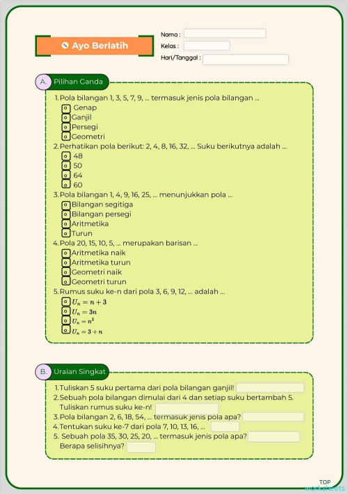 Lembar Kerja Perkalian Dasar. Interactive worksheet | TopWorksheets