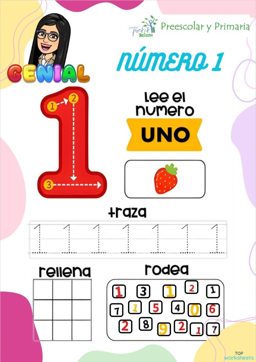 Fichas interactivas y ejercicios online en español | TopWorksheets