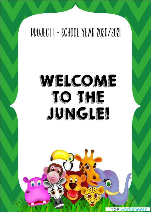Jungle animals. Interactive worksheet | TopWorksheets