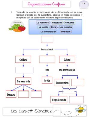 Organizadores gráficos. Ficha interactiva | TopWorksheets