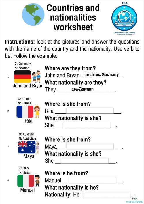 Vocabulary: interactive worksheets and online exercises | TopWorksheets