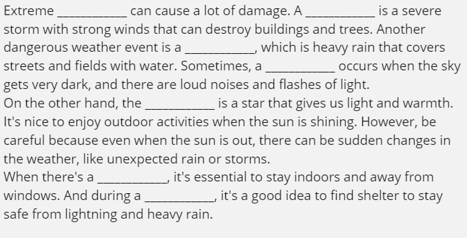 Weather homework. Interactive worksheet | TopWorksheets