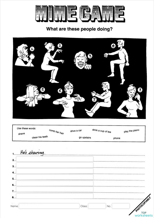 Listening personal information. Interactive worksheet | TopWorksheets