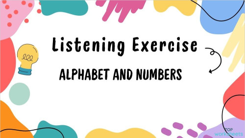 Listening: interactive worksheets and online exercises | TopWorksheets