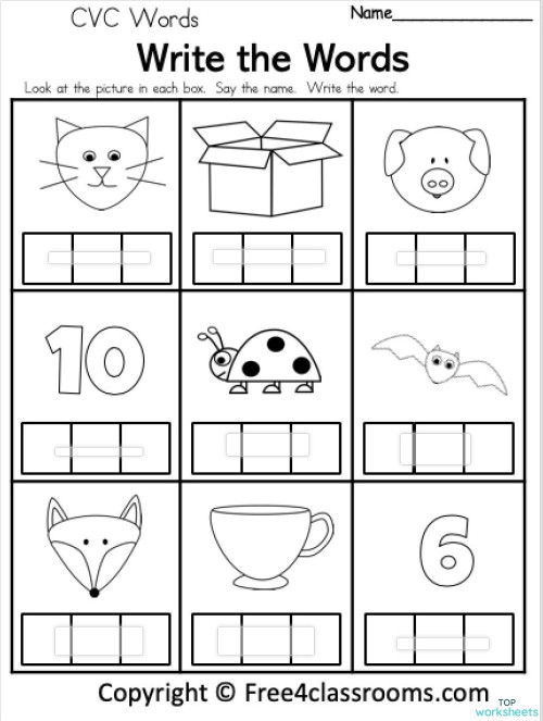writting worksheet. Interactive worksheet | TopWorksheets