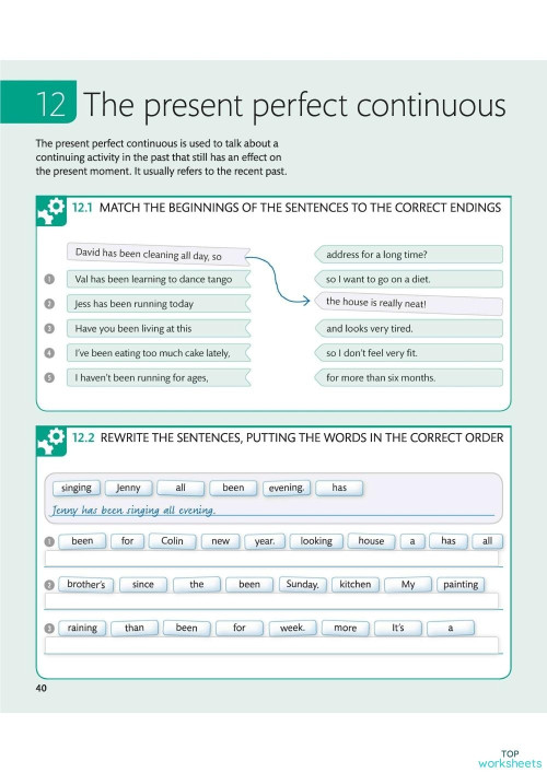 Grammar Test Unit 12. Interactive worksheet | TopWorksheets